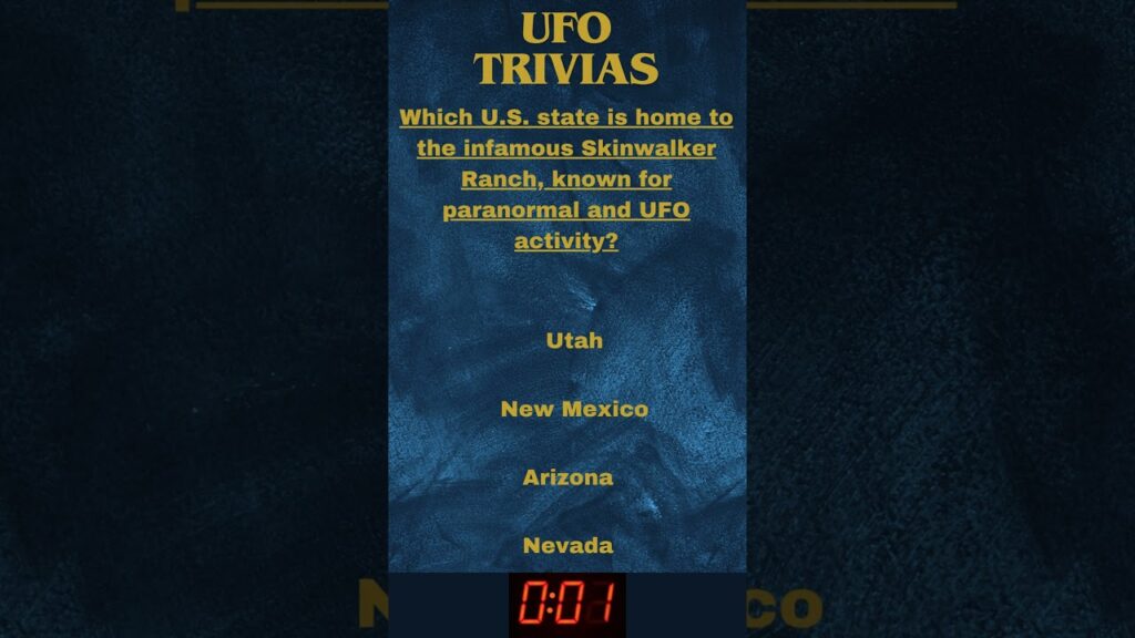 Which U. S. state is home to the infamous Skinwalker Ranch, known for ...