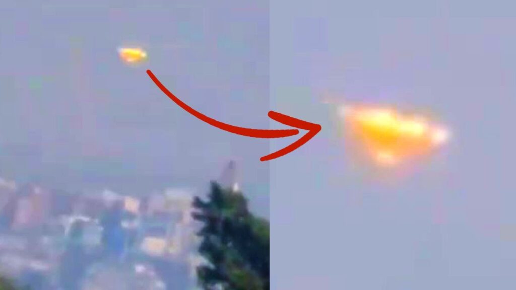 Daylight Mystery: Glowing Pyramid UFO Caught on Camera in Mexico City # ...